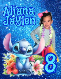 Blue Birthday flyer Template | PosterMyWall