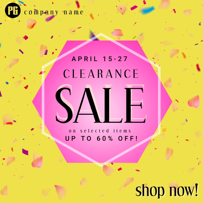 Copy of stock clearance, sale event, clearance sale, | PosterMyWall