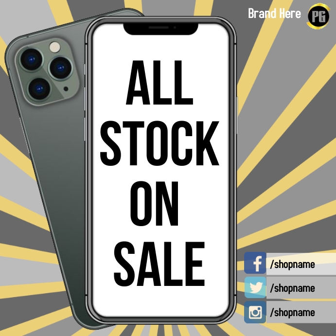 stock clearance Template | PosterMyWall