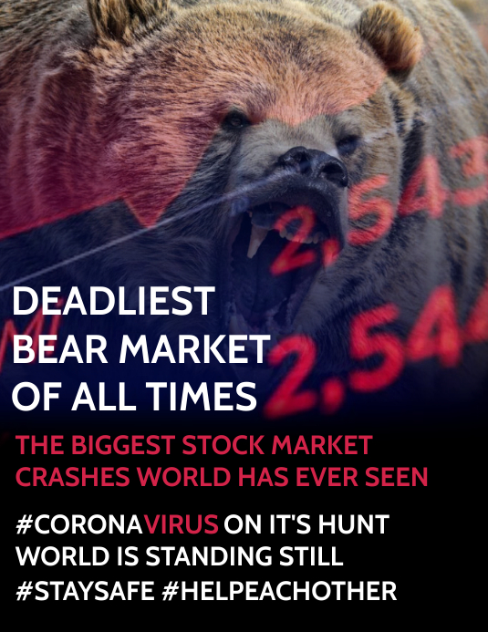 Stock Market Crash Poster Template | PosterMyWall