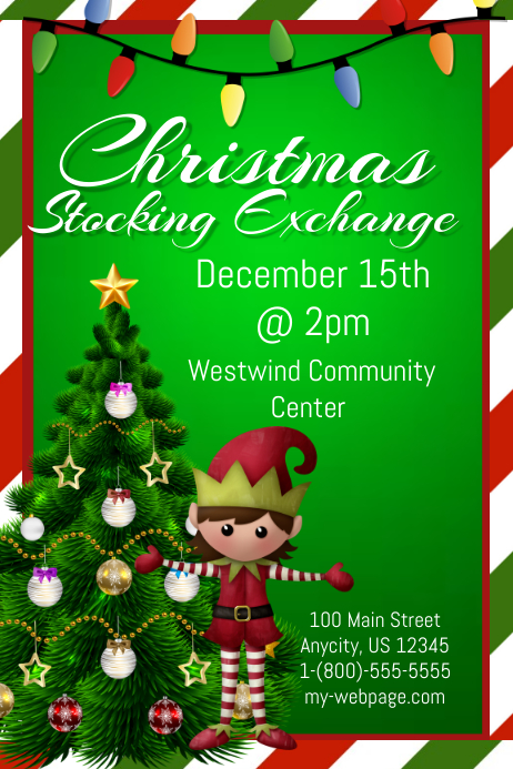 Stocking Exchange Template | PosterMyWall