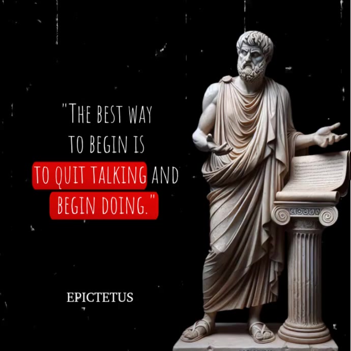 stoic inspirational quotes template | PosterMyWall