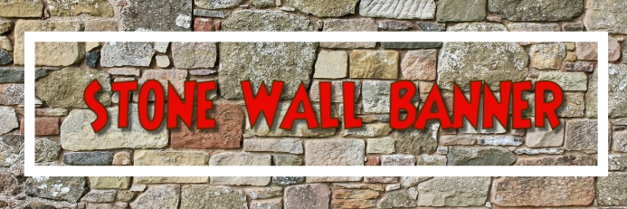 Stone wall banner Template | PosterMyWall