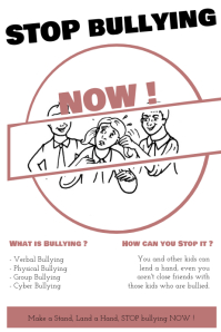 Stop Bullying environment school poster template | PosterMyWall