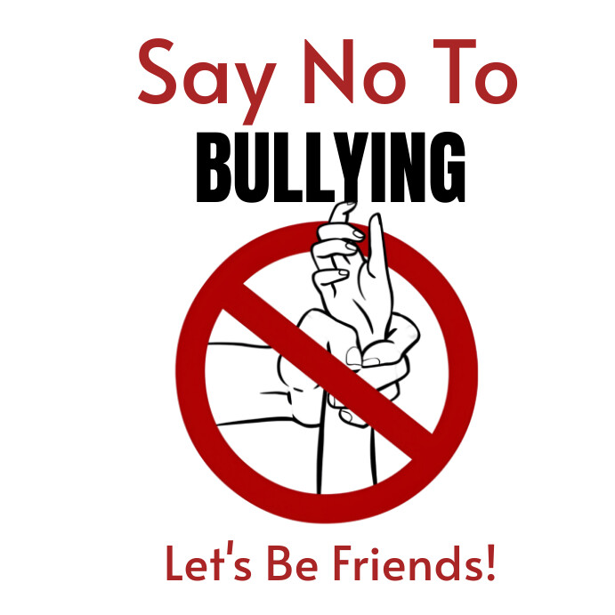 Stop bullying poster Template | PosterMyWall