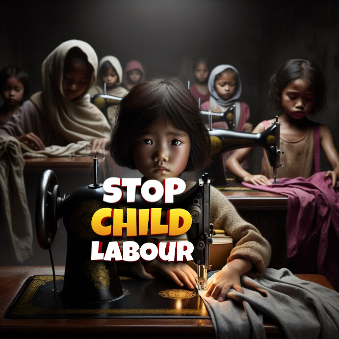 Copy of Stop Child Labor Ad Template | PosterMyWall
