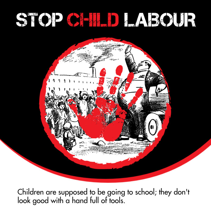 stop child labour Template | PosterMyWall