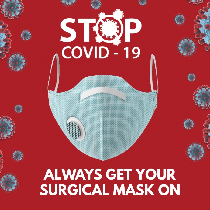 Stop COVID-19 Poster Template | PosterMyWall