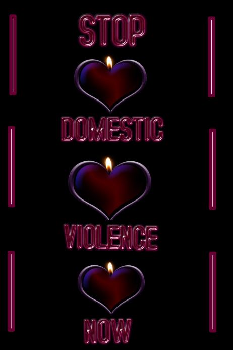 STOP DOMESTIC VIOLENCE Template | PosterMyWall