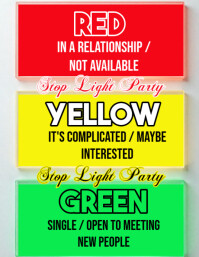 stop light party Template | PosterMyWall