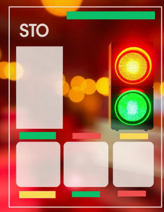 Copia de Stop Light Party Flyer, Stoplight Party Flyer, Traffic Light ...