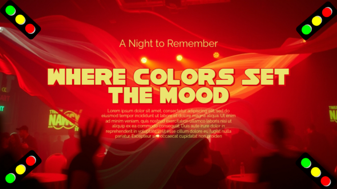 Stop Light Party Presentation Slide – Nightlife Event Template ...