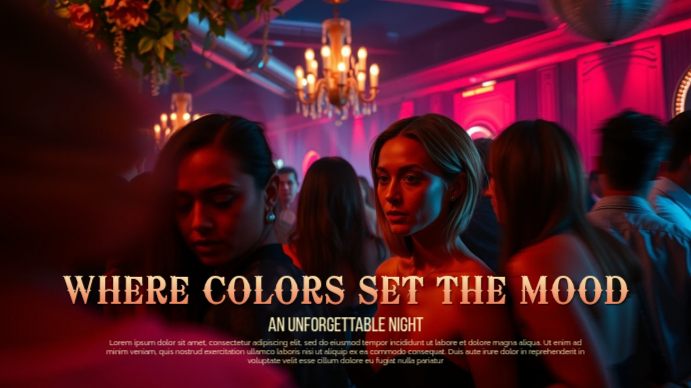 Stop Light Party Presentation Slide – Nightlife Theme Template ...