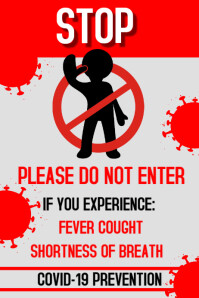 STOP POSTER Template | PosterMyWall