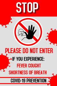 STOP POSTER Template | PosterMyWall