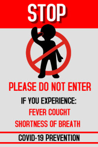 STOP POSTER Template | PosterMyWall