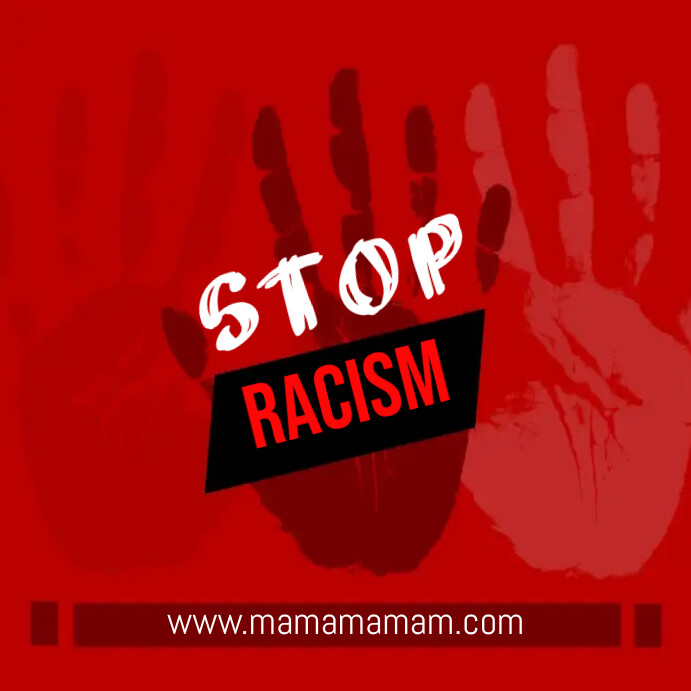 Stop Racism Template | PosterMyWall