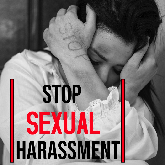 Stop Sexual Harassment Poster Template Postermywall