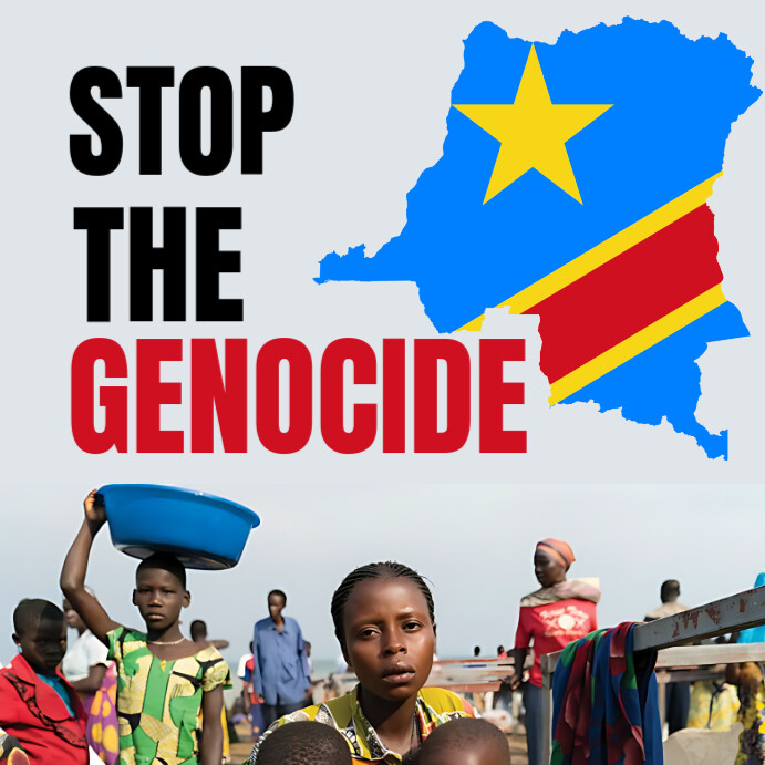 Stop the Genocide In DRC Template | PosterMyWall