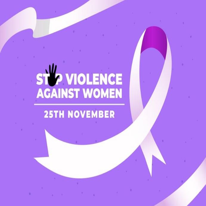 Stop violence against women day flyer Template | PosterMyWall