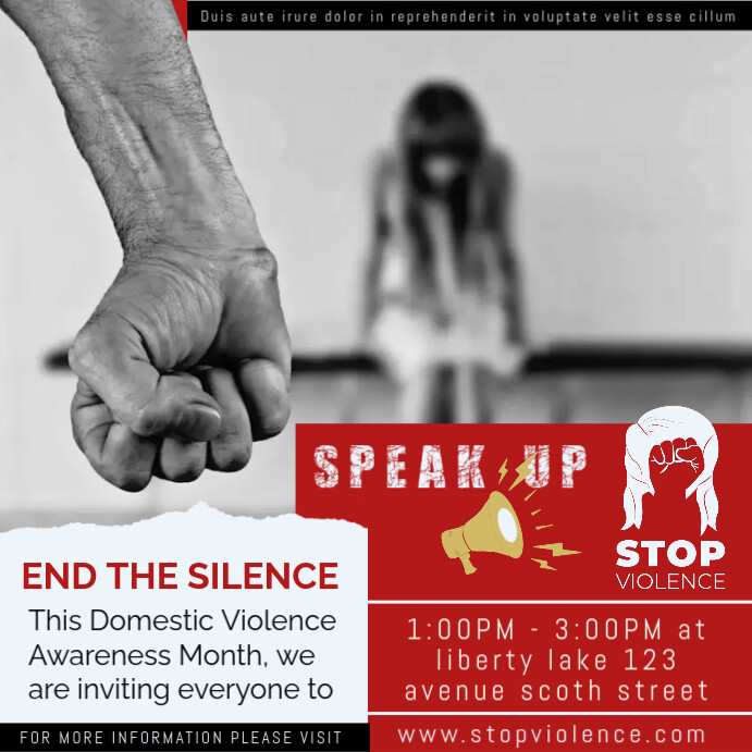 Copy of STOP VIOLENCE | PosterMyWall