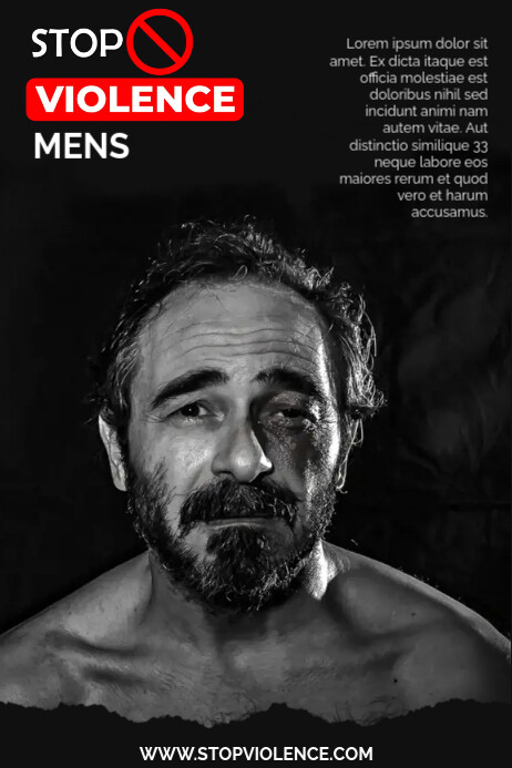 Plantilla de stop violence | PosterMyWall