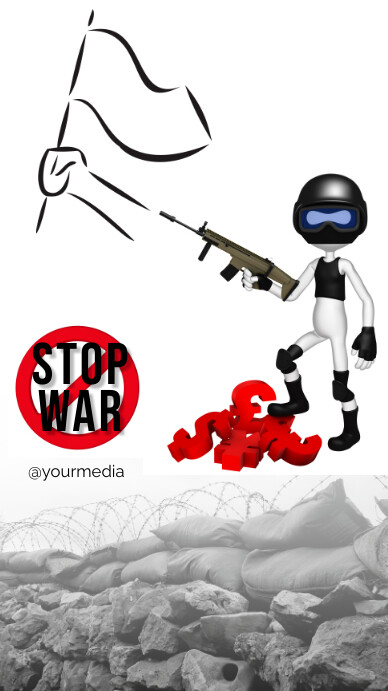 stop war Template | PosterMyWall