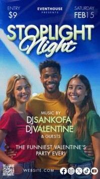 Stoplight Night party Template | PosterMyWall