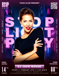 Stoplight party flyer Template | PosterMyWall