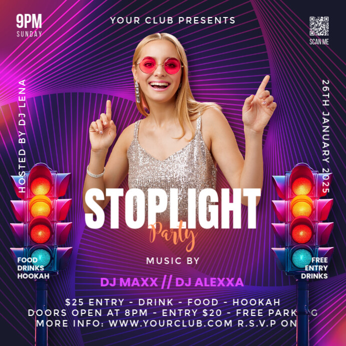Copy of Stoplight Party Event Flyer | PosterMyWall