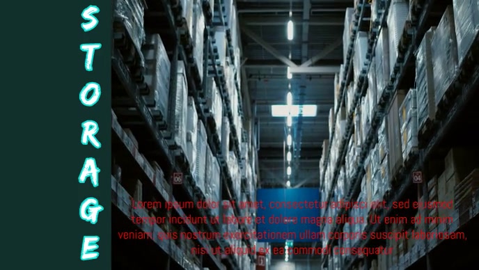 Storage Vedio Template | PosterMyWall