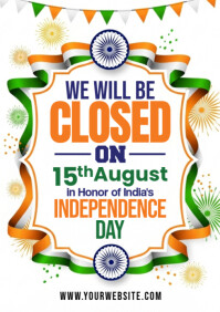 Store Closed Notice A4 Template | PosterMyWall