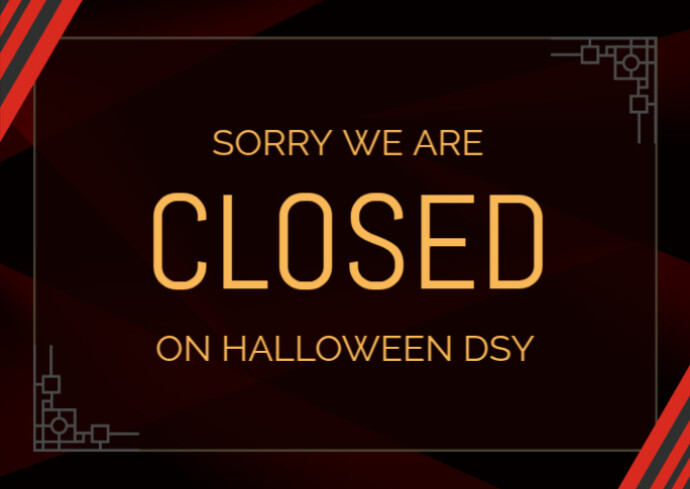 Store closed today Template | PosterMyWall