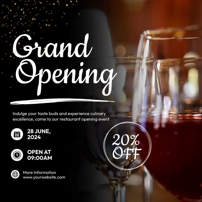 Store Grand Opening Ads Template | PosterMyWall