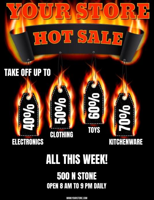 STORE SALE (Rename Sale Items) Template | PosterMyWall