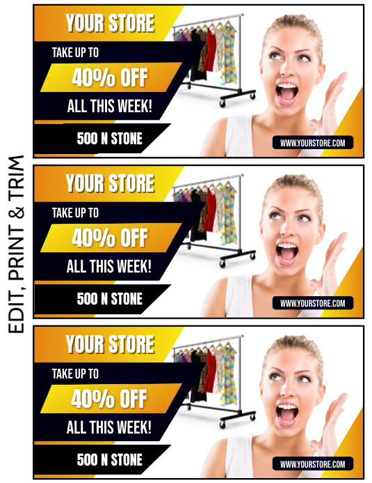 Copy of STORE SALE FLYER OR NEWSPAPER INSERT | PosterMyWall