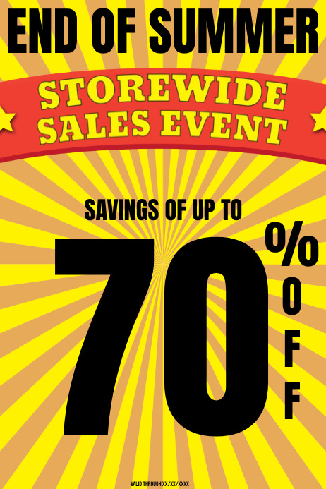 STORE SALE POSTER Template | PosterMyWall