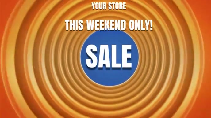STORE SALE VIDEO Template | PosterMyWall