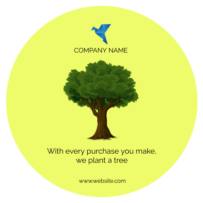 Storefront Sticker Template | PosterMyWall