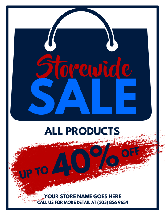 Storewide Sale Flyer Template | PosterMyWall