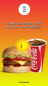 Stories Hamburger Template | PosterMyWall