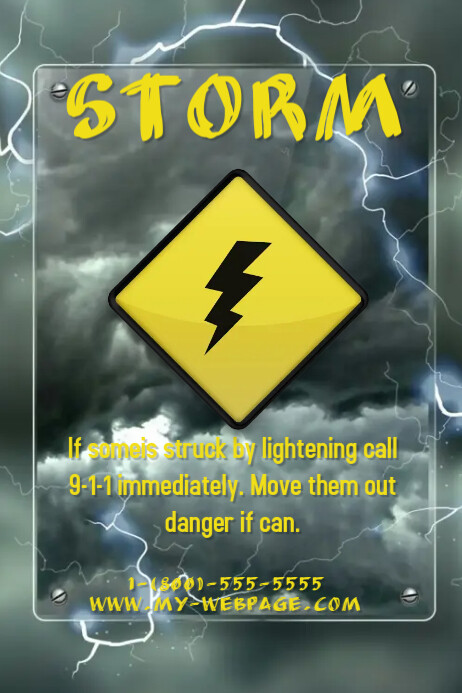 Storm Template | PosterMyWall