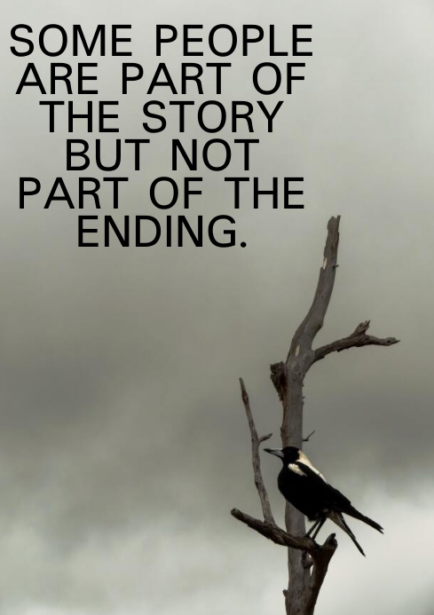 STORY ENDING QUOTE TEMPLATE | PosterMyWall
