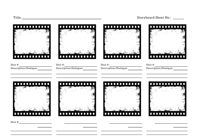 Storyboard Template | PosterMyWall