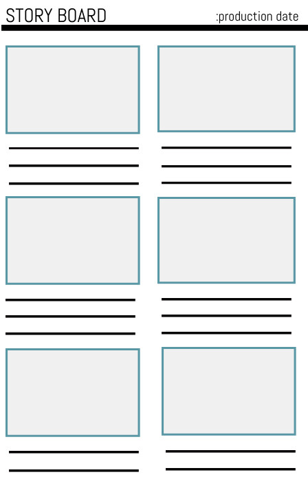 Plantilla de Storyboard design template | PosterMyWall