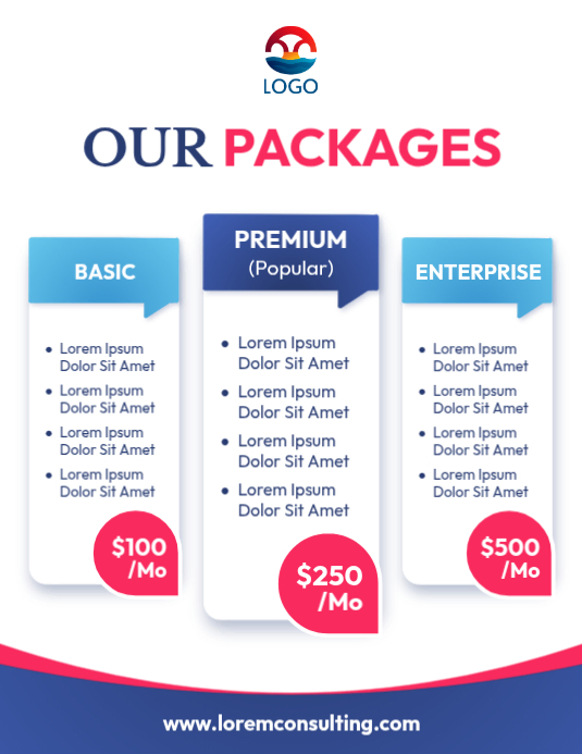 Strategy Consulting Pricing Packages Service Tiers Business Advisory ...