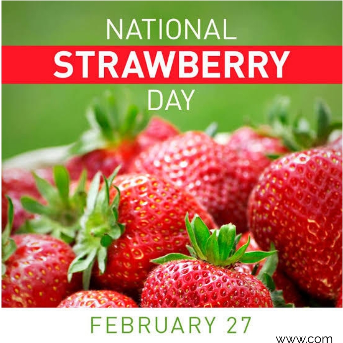 Strawberry day Template | PosterMyWall