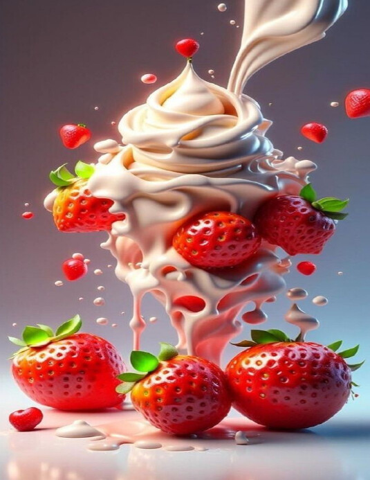 Strawberry Template | PosterMyWall