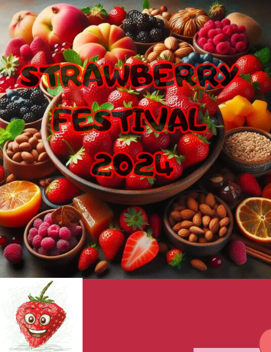 Strawberry festival Template | PosterMyWall