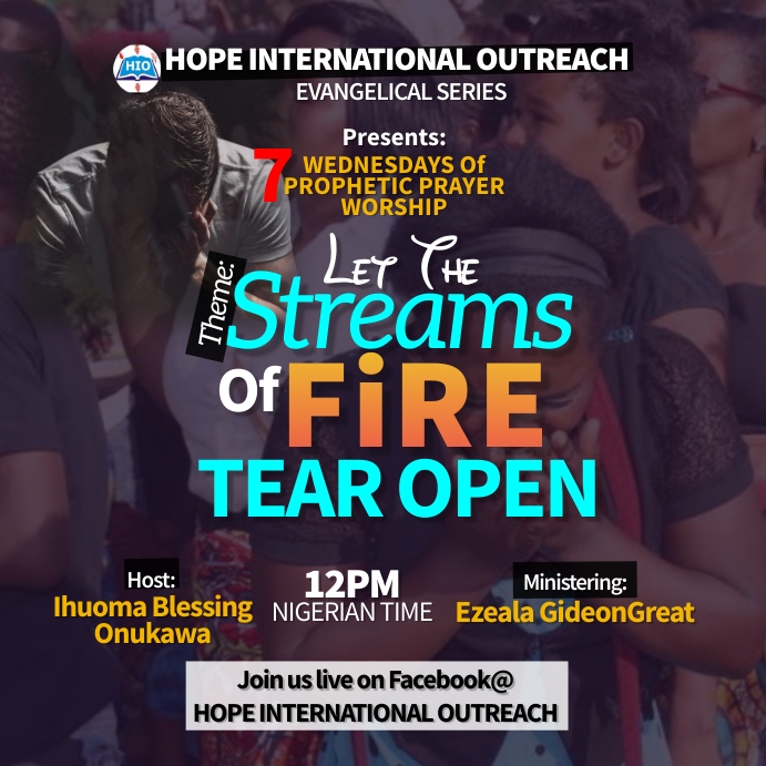 Copy of Streams of fire flyer | PosterMyWall